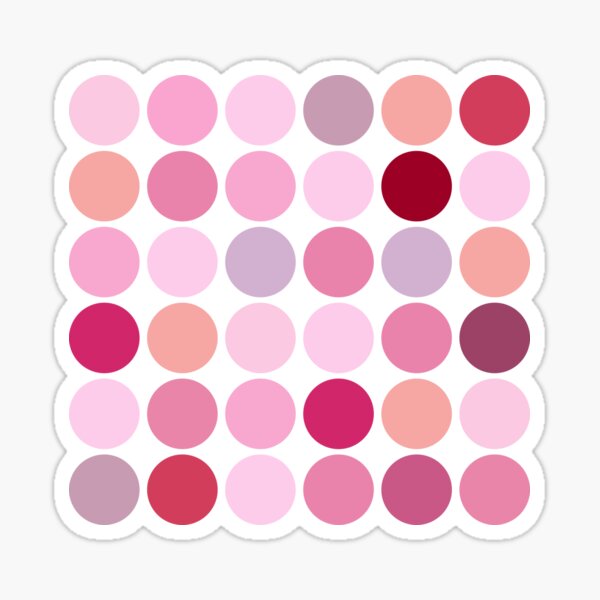 "Watercolor circles pink" Sticker for Sale by i-cottagedesign | Redbubble