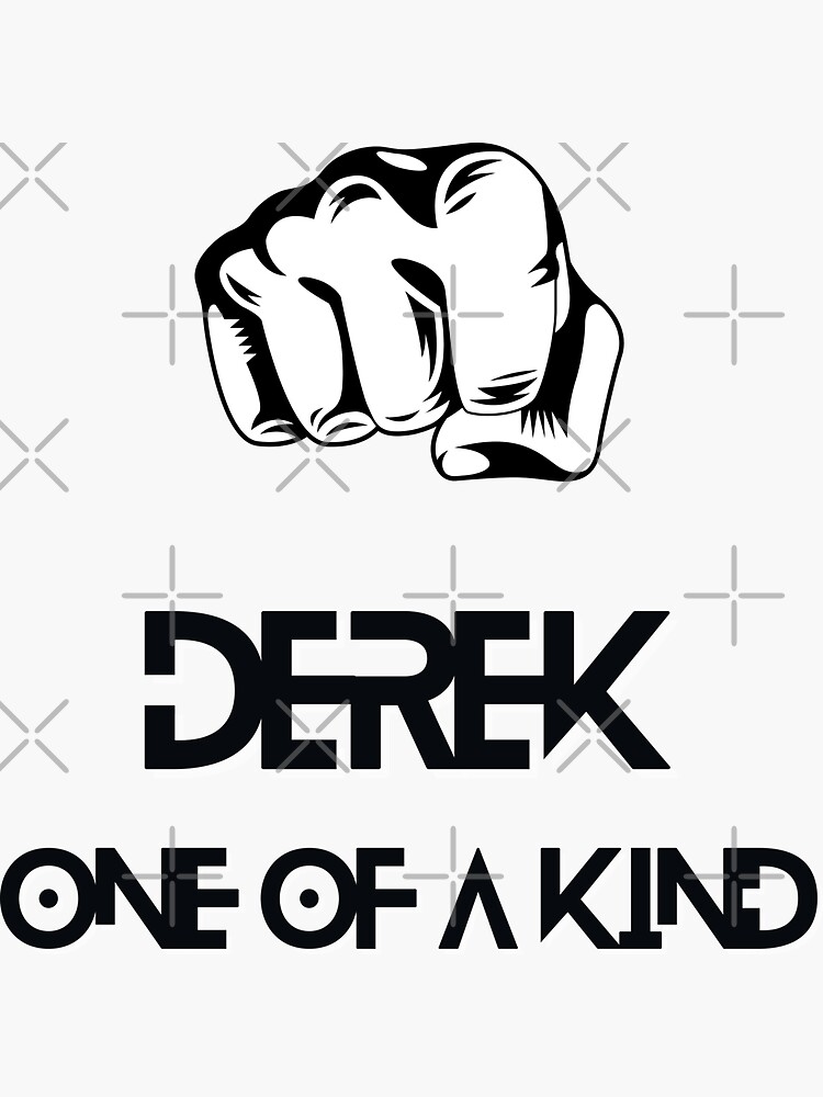 "Derek Name One of a Kind Birthday Anniversary, Appreciation Gift ...