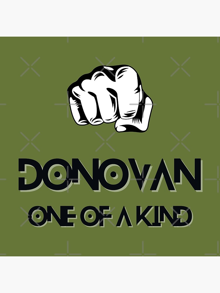"Donovan Name One of a Kind Birthday Anniversary, Appreciation Gift ...