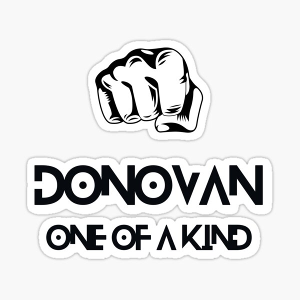 "Donovan Name One of a Kind Birthday Anniversary, Appreciation Gift ...
