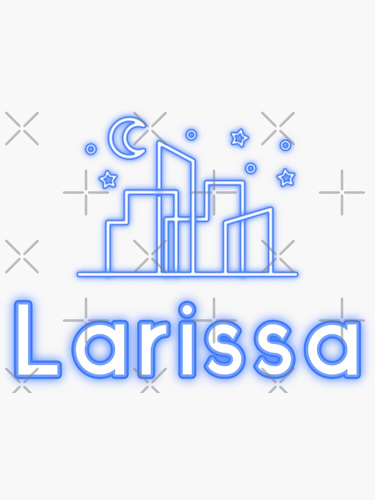 "Larissa Greece, cities in greece, i love larissa" Sticker for Sale by ...