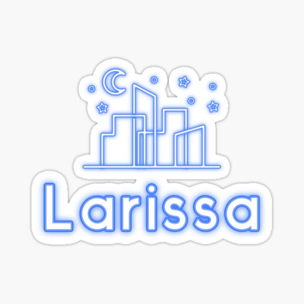 "Larissa Greece, cities in greece, i love larissa" Sticker for Sale by ...
