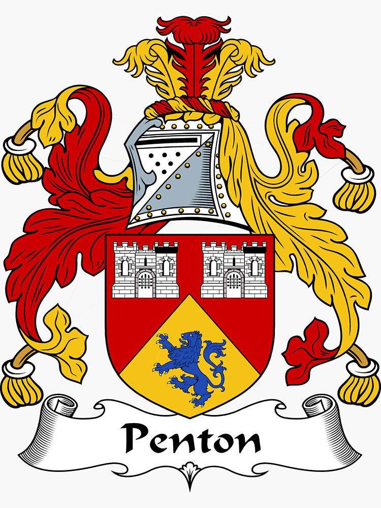 "Penton " Sticker by HaroldHeraldry | Redbubble