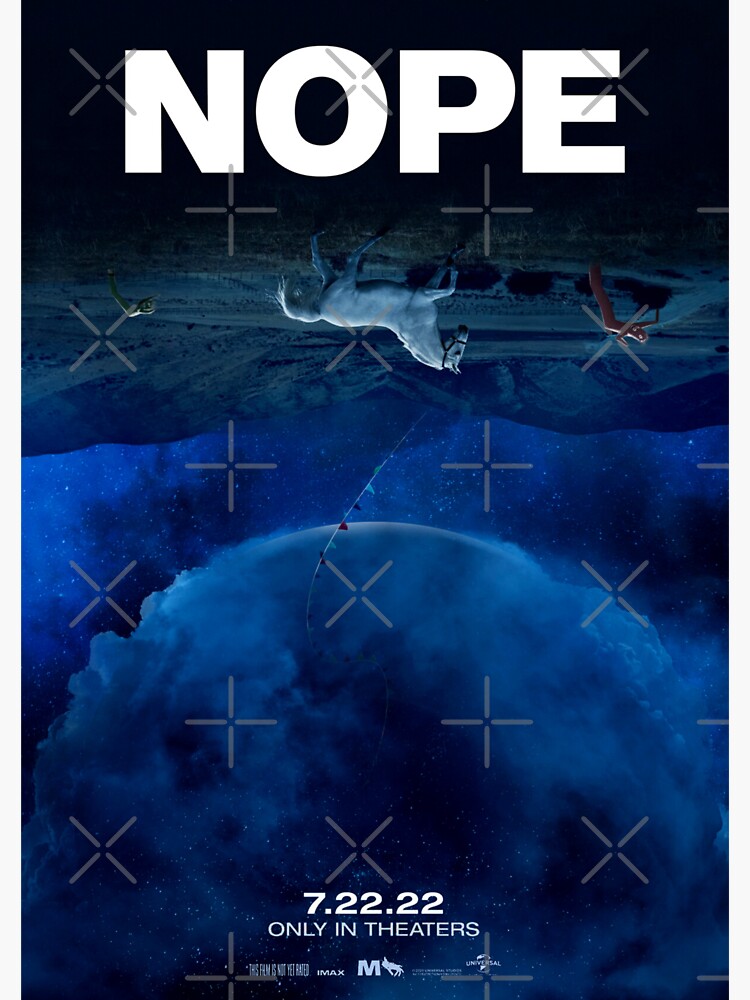 "nope movie" Sticker for Sale by cynthyaart | Redbubble