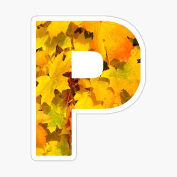 "P letter" Sticker for Sale by skGY | Redbubble