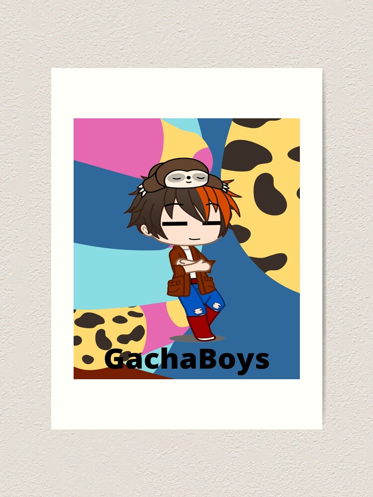 "Gacha club boy with vintage background. Study box. Gacha Boy puzzle ...