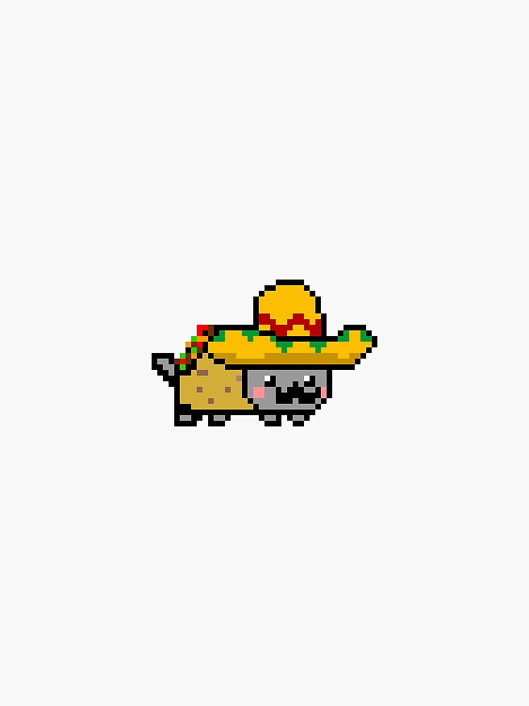 "Nyan Cat | mexican version | (Mexinyan)" Sticker for Sale by lemmou ...