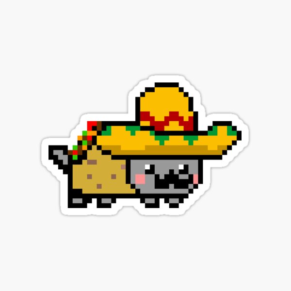 "Nyan Cat | mexican version | (Mexinyan)" Sticker for Sale by lemmou ...