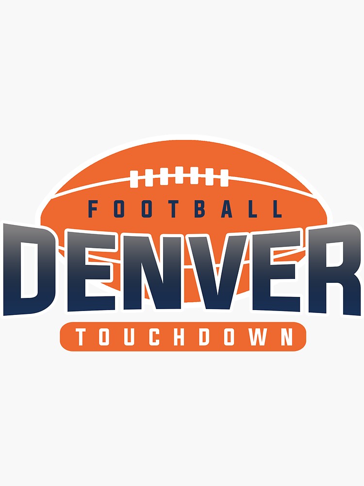 "Denver Football Team - Kickoff" Sticker for Sale by igzine | Redbubble