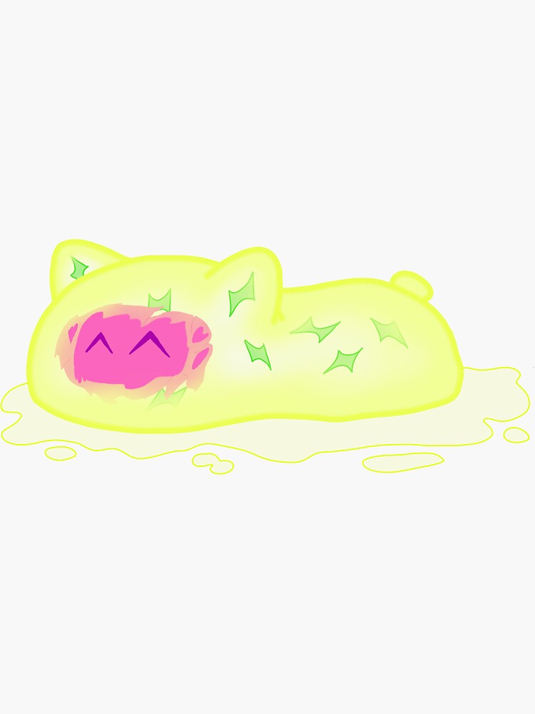 "Blobby" Sticker for Sale by DracoKemono | Redbubble