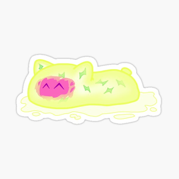 "Blobby" Sticker for Sale by DracoKemono | Redbubble