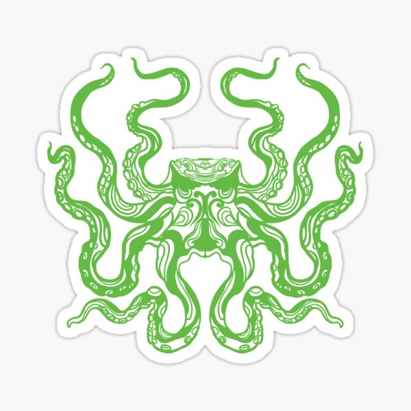 "Angry Octopus" Sticker for Sale by Sabardesign1 | Redbubble