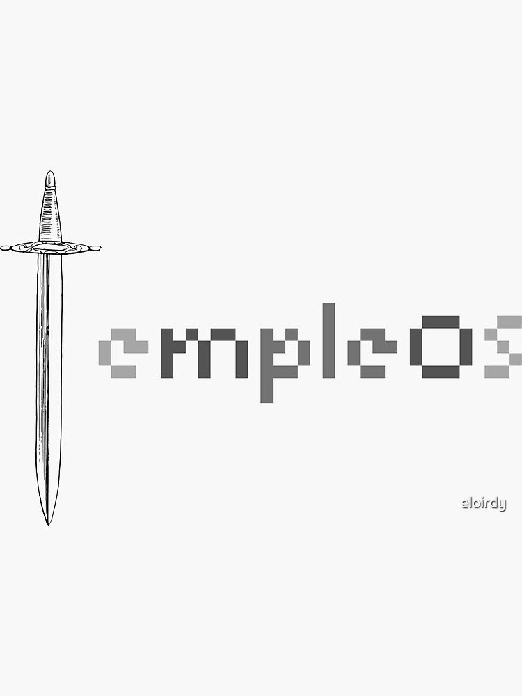 "templeos 2022" Sticker for Sale by eloirdy | Redbubble