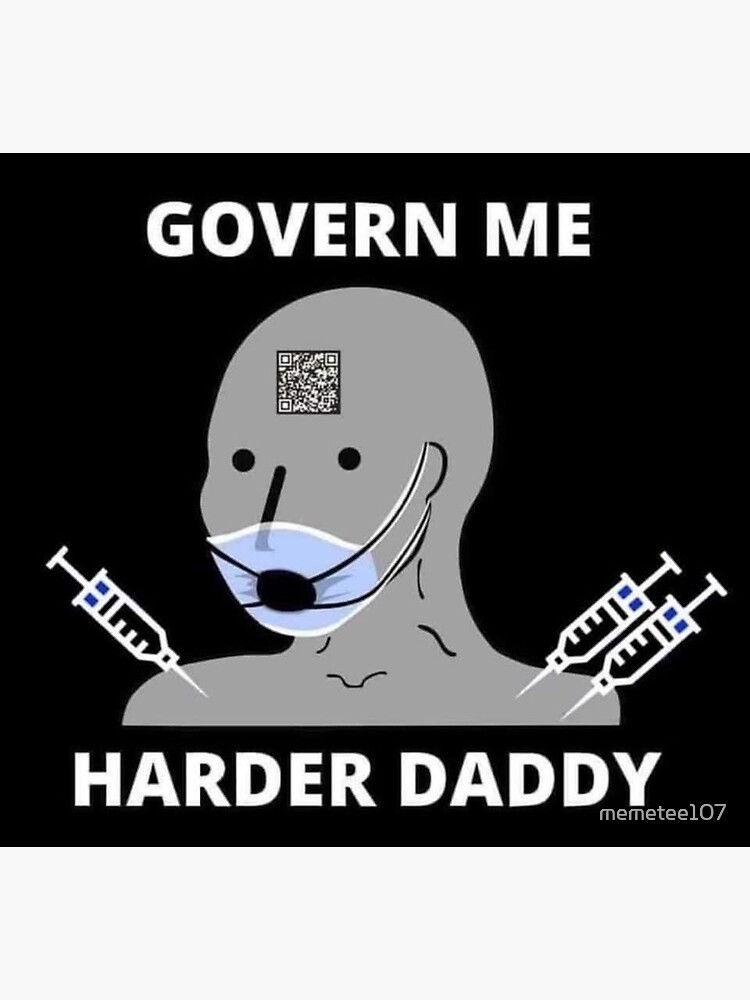 Govern Me Harder Daddy Sticker For Sale By Memetee107 Redbubble