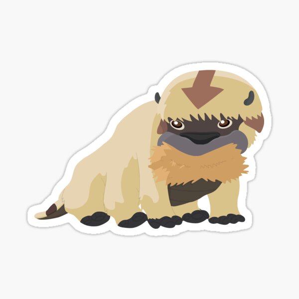 "Appa eating Hay" Sticker for Sale by marakiiart | Redbubble