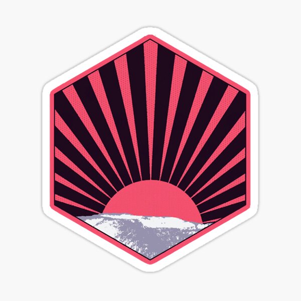 "The Rising Sun " Sticker for Sale by SethMcdon79911 | Redbubble