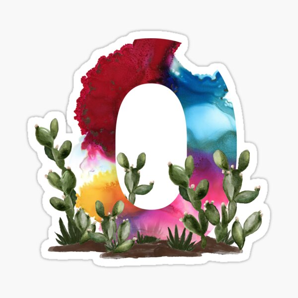 "Letter O | ABC Leaves Collection" Sticker for Sale by TheTree-er ...