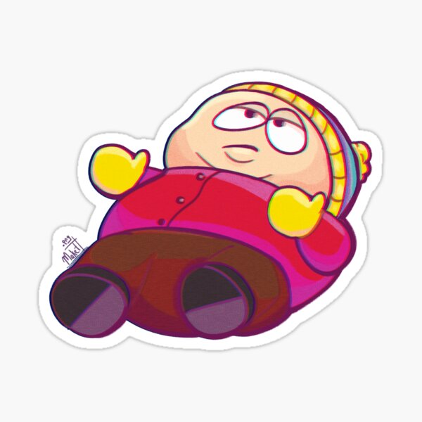 "Cartman on the floor South Park" Sticker for Sale by maketpng | Redbubble