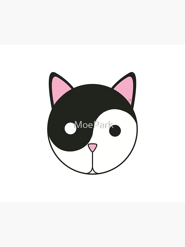 "Tao of Meow - Yin Yang Kitty Cat Character" Poster for Sale by MoePark ...