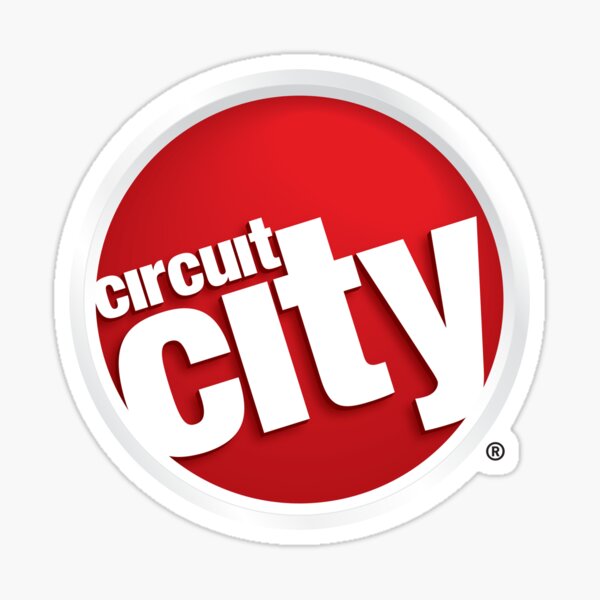 "Circuit City logo" Sticker for Sale by raptor3400 | Redbubble