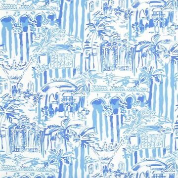 "Blue preppy wallpaper print" Poster for Sale by KristenST | Redbubble