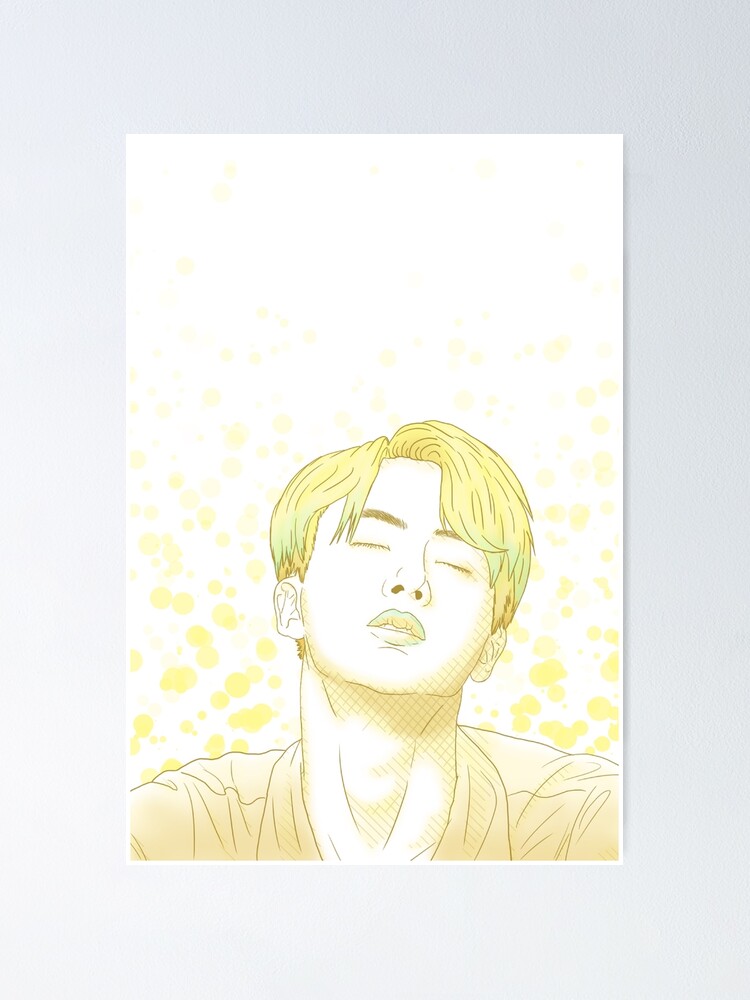 "BTS | Jin | Fire" Poster for Sale by SeleseHuth | Redbubble