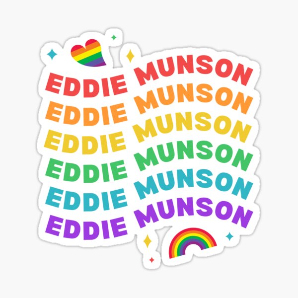 "Eddie Munson stranger things Gift" Sticker for Sale by ideamake ...