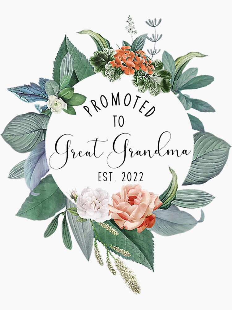 Promoted To Great Grandma Est 2022 Women First Time Grandma Premium