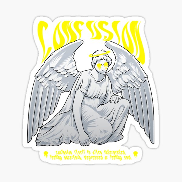 "CONFUSION sclupture aesthetic " Sticker for Sale by TeresaRot16878 ...