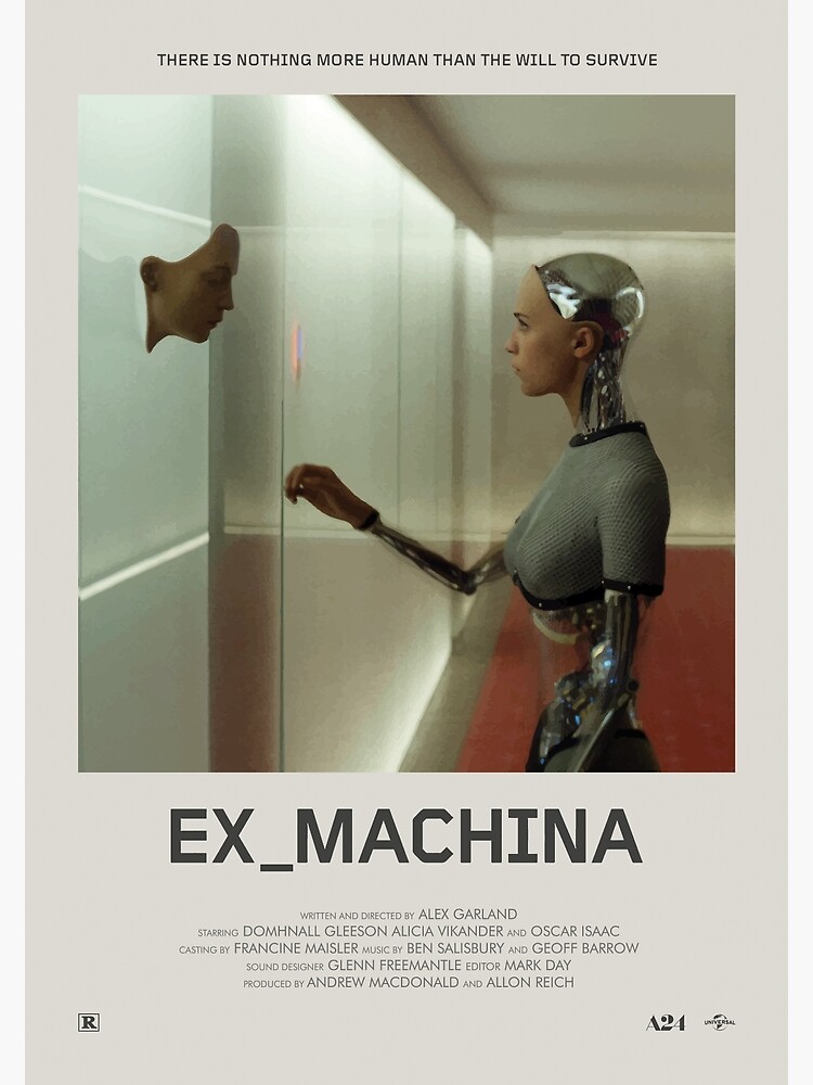 "Ex Machina Minimalist Poster" Poster for Sale by Canvasse | Redbubble