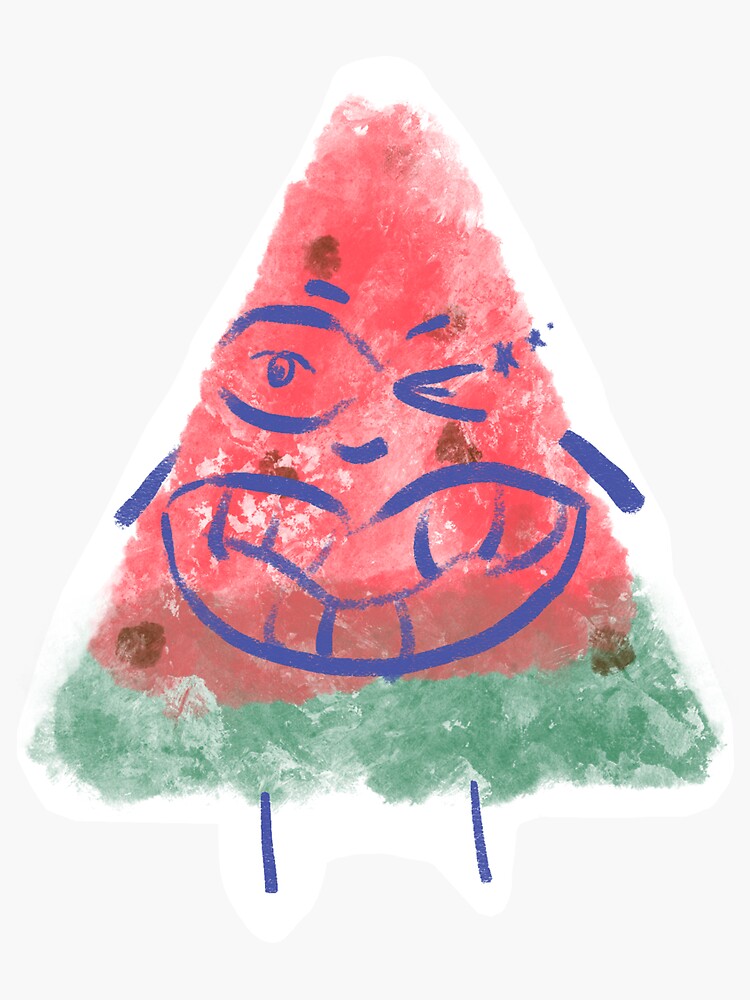 "Walter watermelon " Sticker for Sale by Usagichi | Redbubble