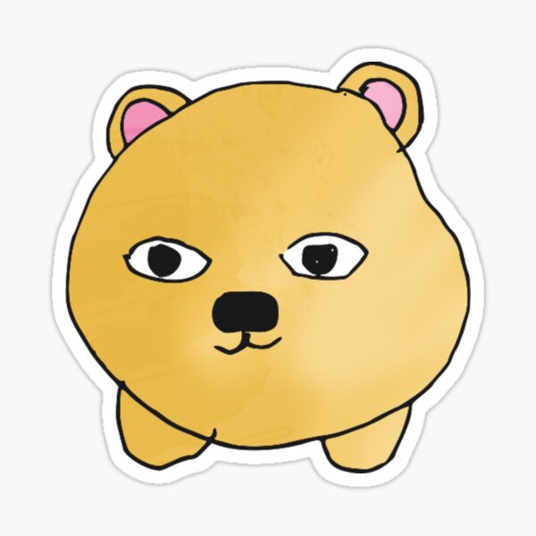 "Bubbly bear " Sticker for Sale by Coffeemerc117 | Redbubble