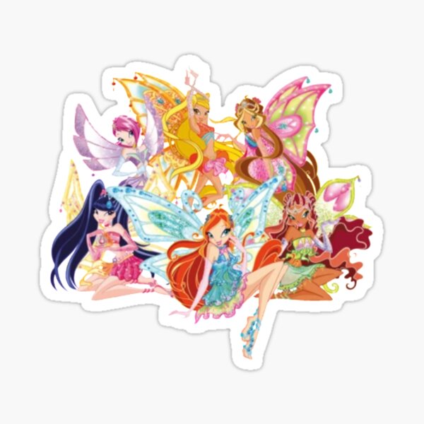 "Winx Club 2 " Sticker for Sale by HarveyKnight | Redbubble