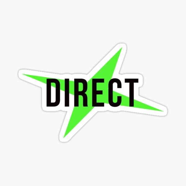 "Direct" Sticker for Sale by byrne-ma | Redbubble