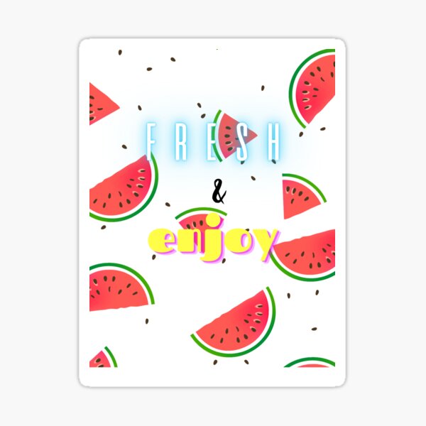 "Fresh" Sticker for Sale by Sherhn | Redbubble