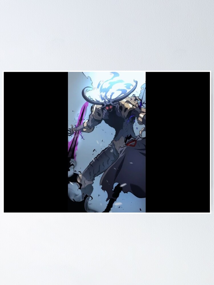 "Solo Leveling - Demon King Baran" Poster for Sale by OtakuPH | Redbubble