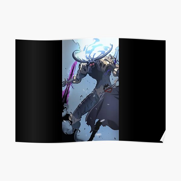 "Solo Leveling - Demon King Baran" Poster for Sale by OtakuPH | Redbubble