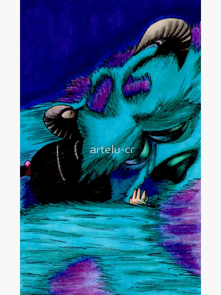 "Sulley & Boo's Hug - Monsters, Inc." Sticker for Sale by artelu-cr ...