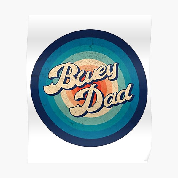 "Proud Bluey Cartoon Cool" Poster for Sale by ChloeWillis | Redbubble