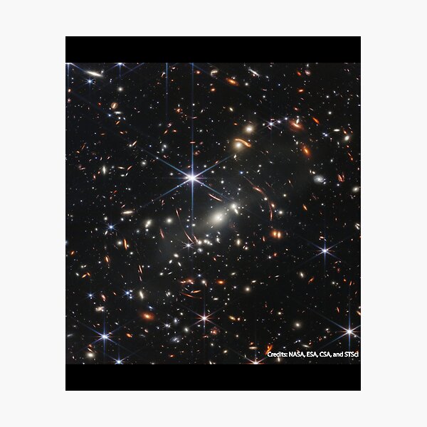 "Das erste Bild vom James Webb Space Telescope 2022, Galaxienhaufen ...