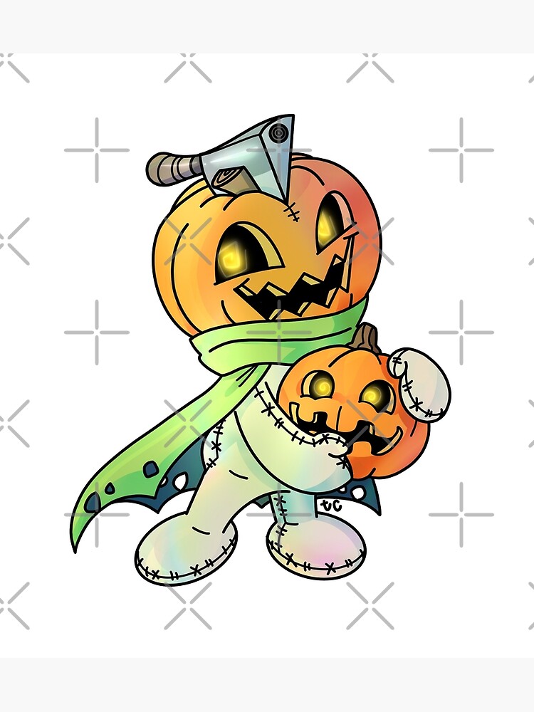 "Pumpkinmon Digimon" Poster for Sale by TLCart | Redbubble