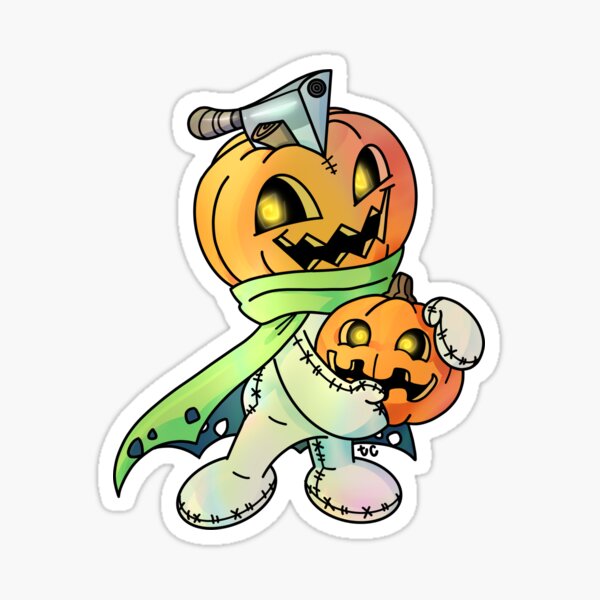"Pumpkinmon Digimon" Sticker for Sale by TLCart | Redbubble