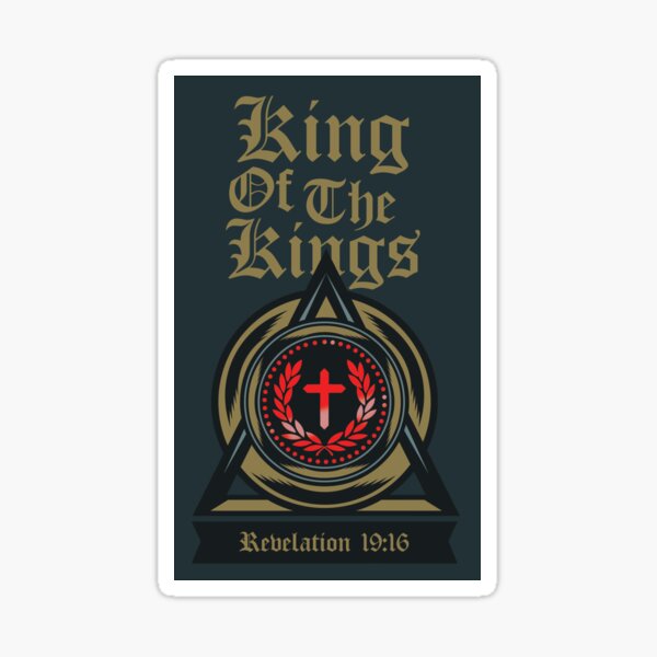 "The Christianity of king of the kings " Sticker for Sale by Arulsha ...