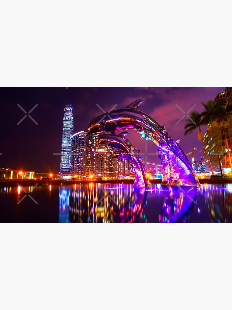 "Dolphin Synchronization | Art by Earth | City Photo" Poster for Sale ...