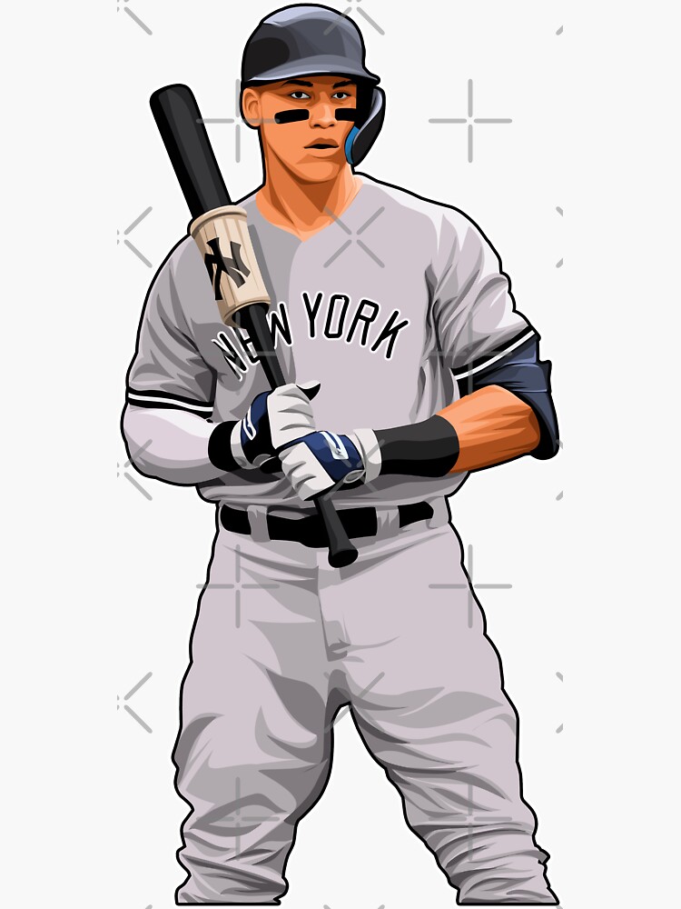 "Aaron Judge #99 Poses" Sticker for Sale by LongStoryPuck | Redbubble