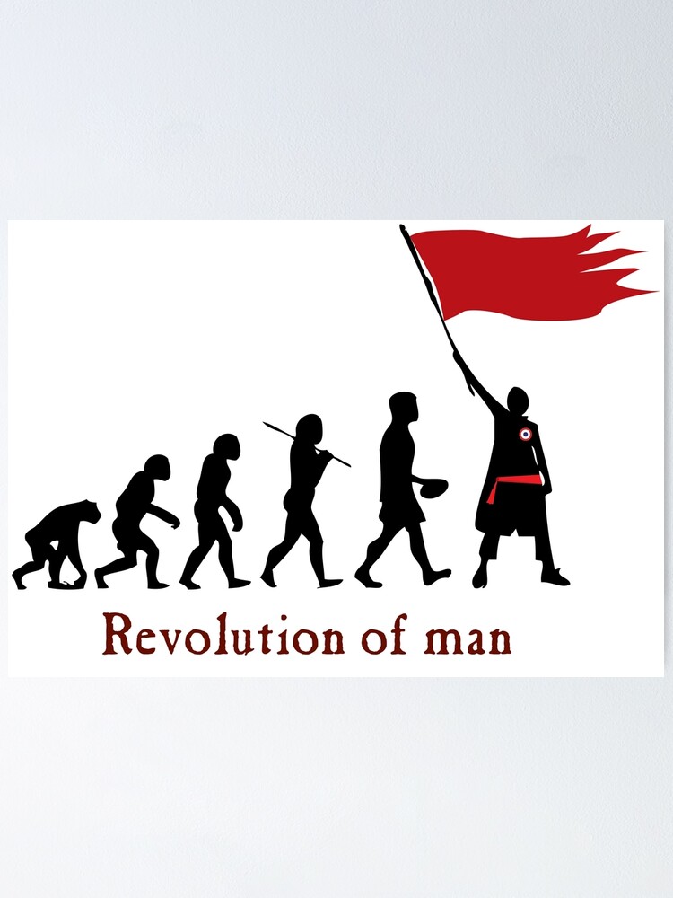 "Revolution of Man" Poster by JamieCandlin | Redbubble