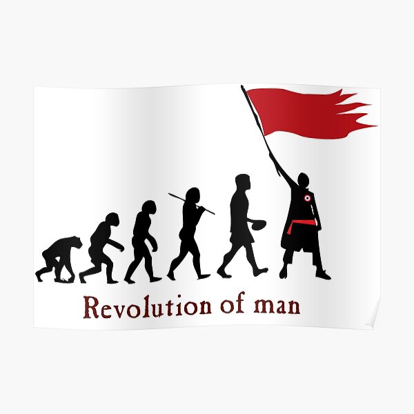 "Revolution of Man" Poster by JamieCandlin | Redbubble