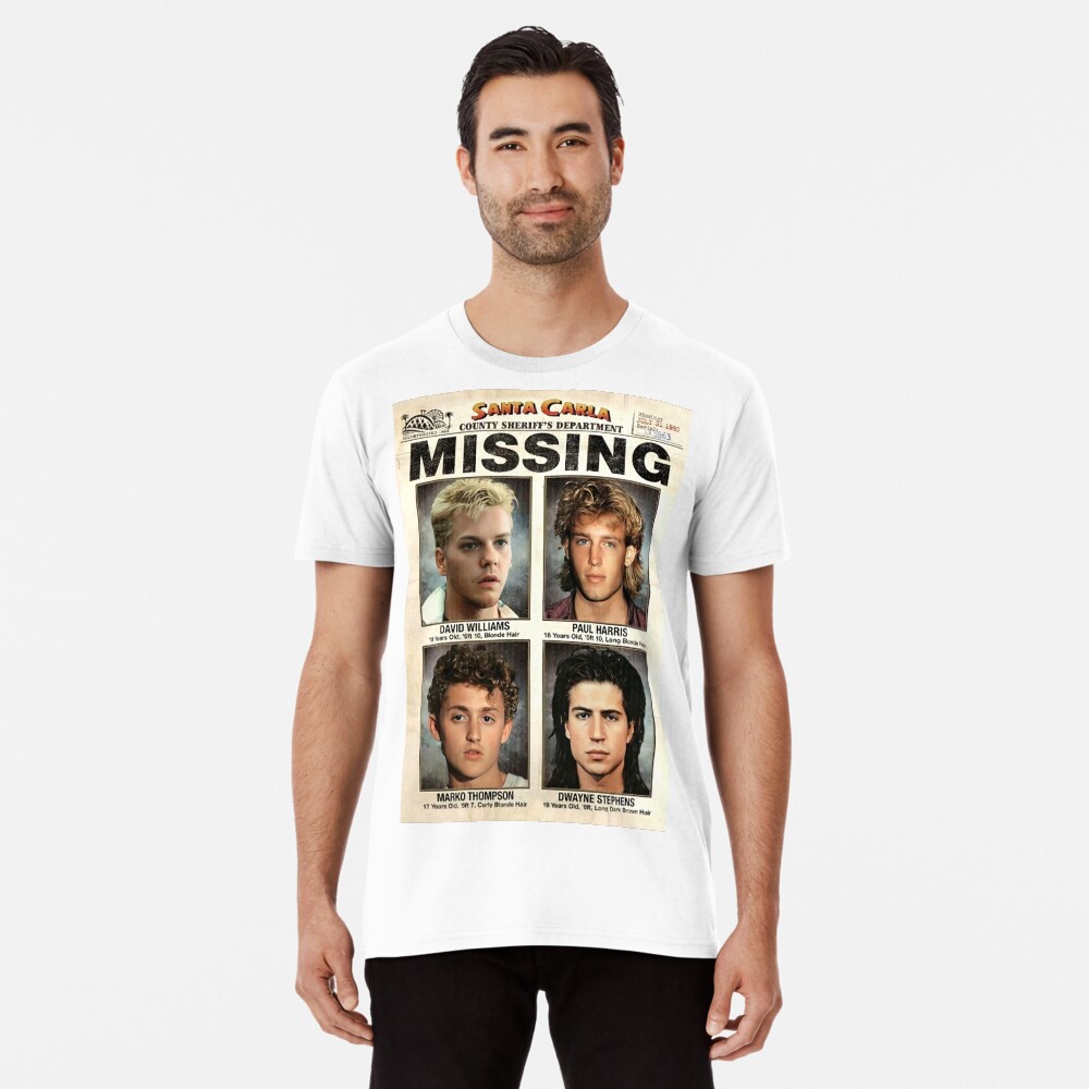"The Lost Boys Missing " Sticker for Sale by CUInHellJaymz | Redbubble
