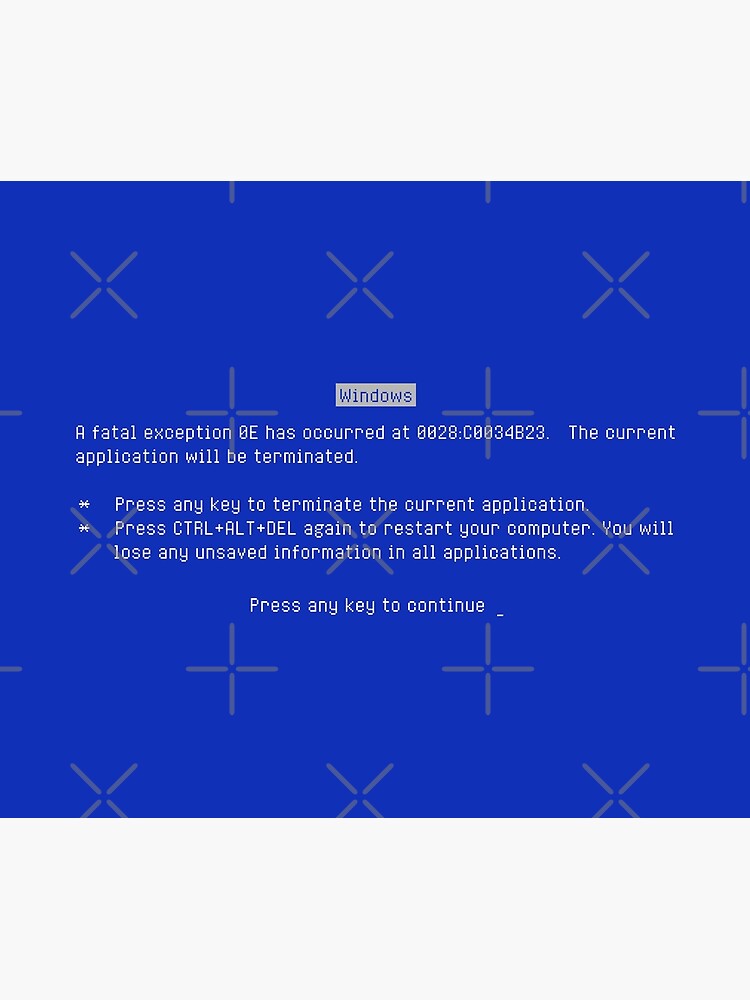 "Blue Screen of Death (BSOD)" Throw Blanket for Sale by kentliau ...