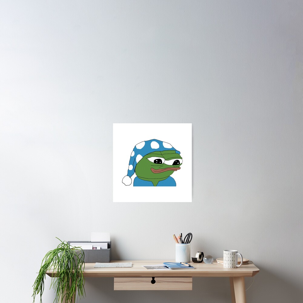 "Sleepy Pepe the frog Helper Apu Meme" Poster for Sale by PepeAndFrens ...